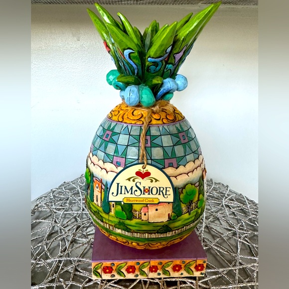 Jim Shore | Accents | Vintage 206 Jim Shore Heartwood Welcome All ...